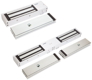 Standard double monitored mag lock includes anti-tamper plate (580kg ...