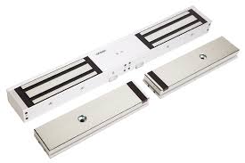 Slimline standard monitored double magnetic lock including anti-tamper ...