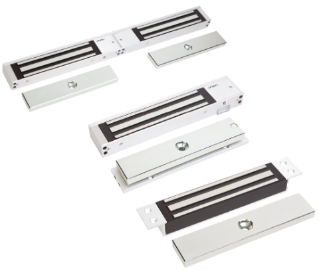 Slimline standard monitored double magnetic lock including anti-tamper ...