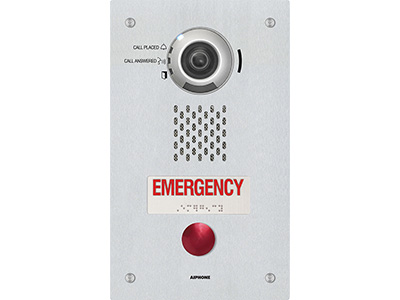 Aiphone SIP Compatible IP Video Emergency Station ADA Compliant with a ...