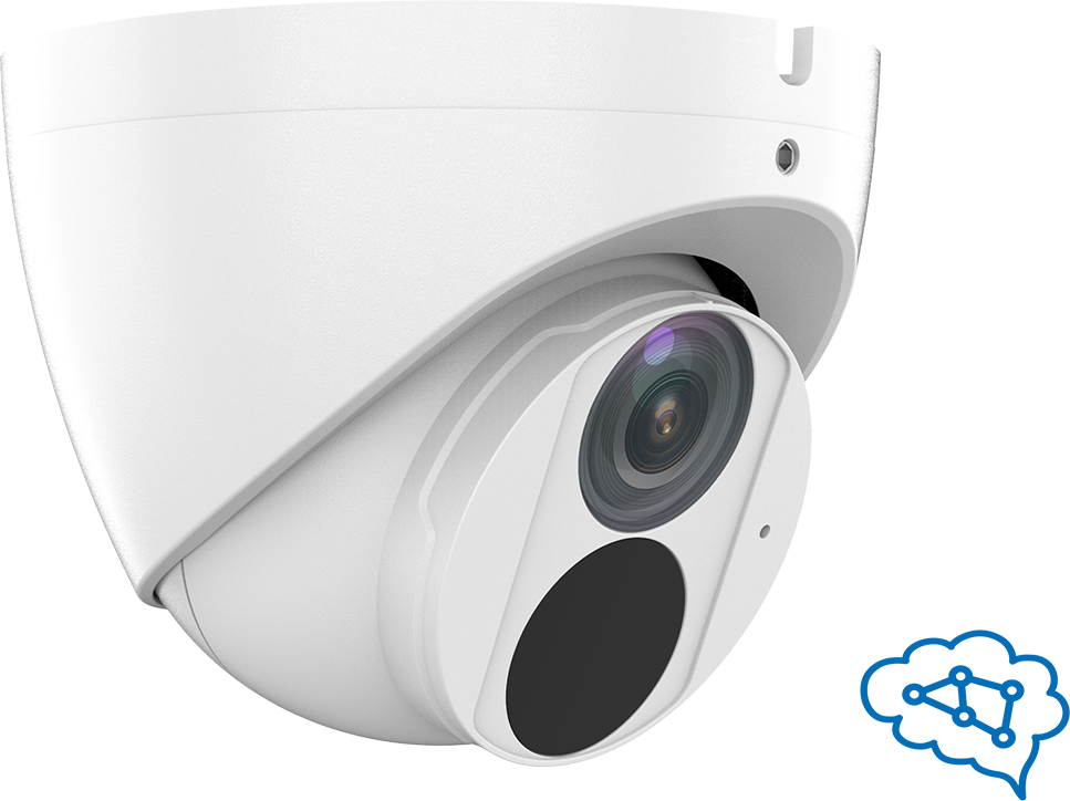 8MP (2.8mm) Lighthunter Deep Learning Turret Camera - Clear Digital