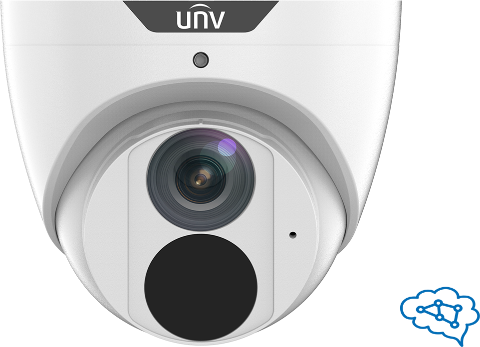 8MP (2.8mm) Lighthunter Deep Learning Turret Camera - Clear Digital