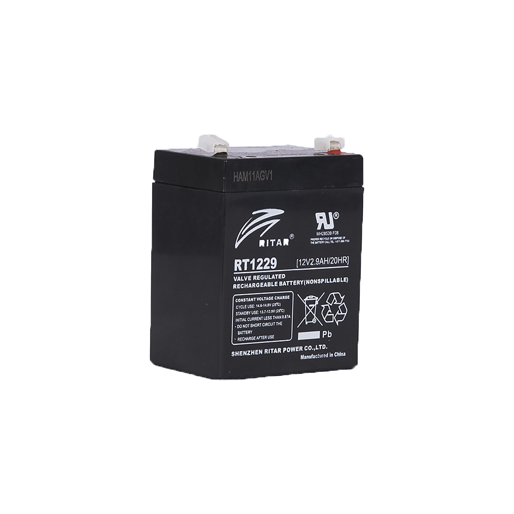 RT1229 12V 2.9AH Battery - Clear Digital