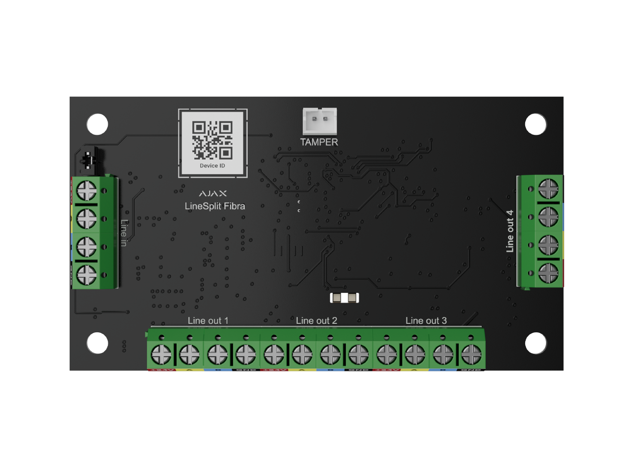 Module to Split one Fibra Line into Four Lines - Clear Digital