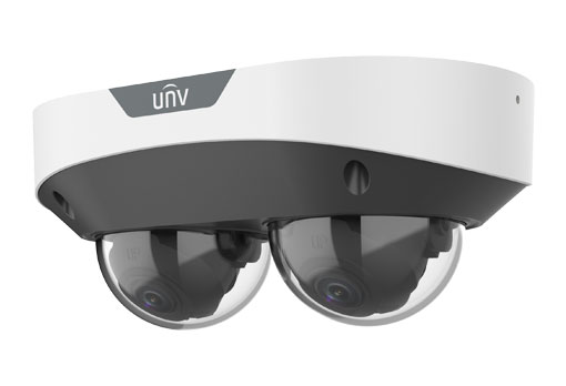Uniview 2*4MP Dual-channel Non-Splicing Multiview Series IR Fixed Intelligent Network Camera ...