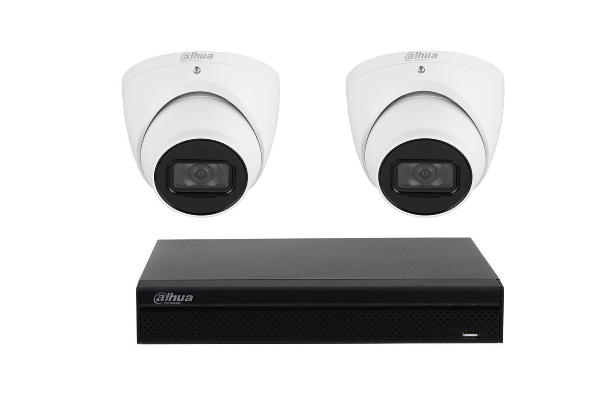 8 Channel 2x6Mp Camera Fixed Eyeball Kit Skyhawk 4TB HDD (Dahua ...