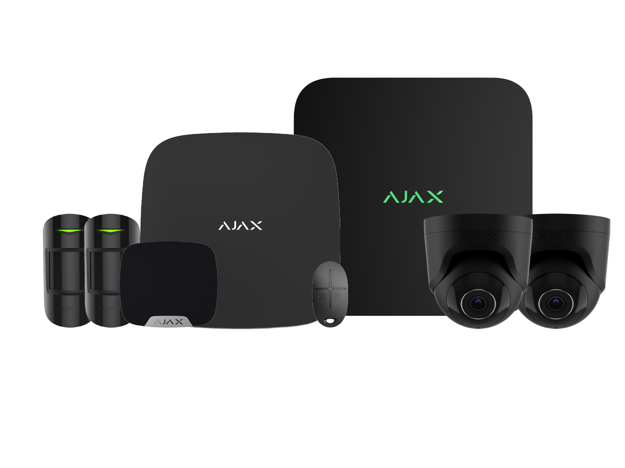 Ajax Motion 8MP Turret Camera Kit 2 - Clear Digital