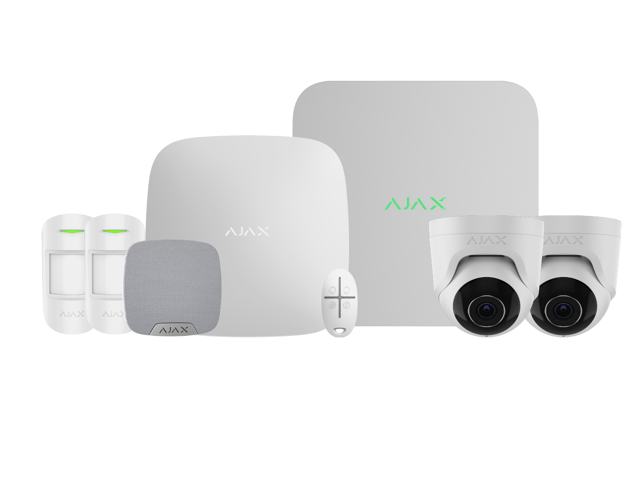 Ajax Motion 8MP Turret Camera Kit 2 - Clear Digital