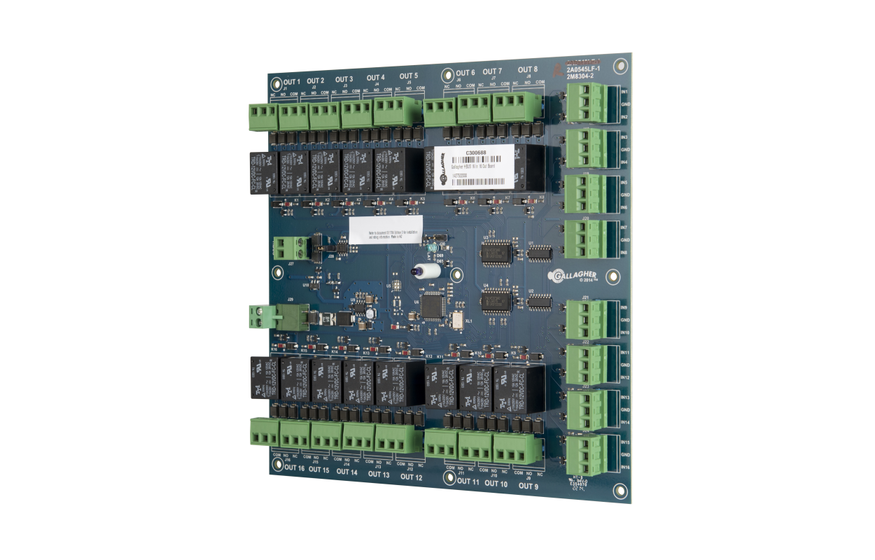 Gallagher HBUS 16 In 16 Out Board - Clear Digital