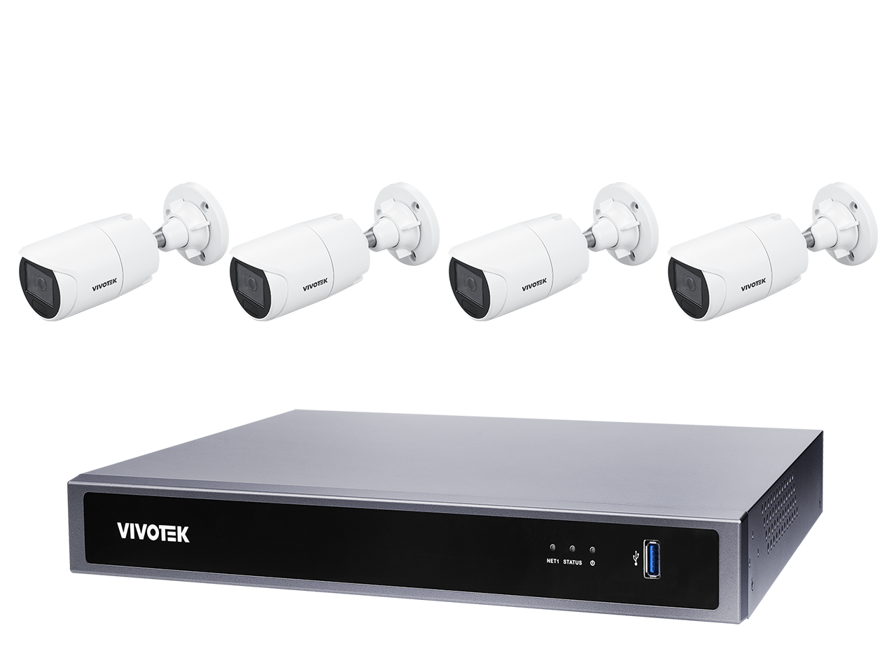 4x IB9383-HTV - ND9326P Kit Vivotek - Clear Digital