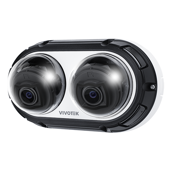 5MP x 2CH Dual-Directional Panoramic AI Camera - Clear Digital