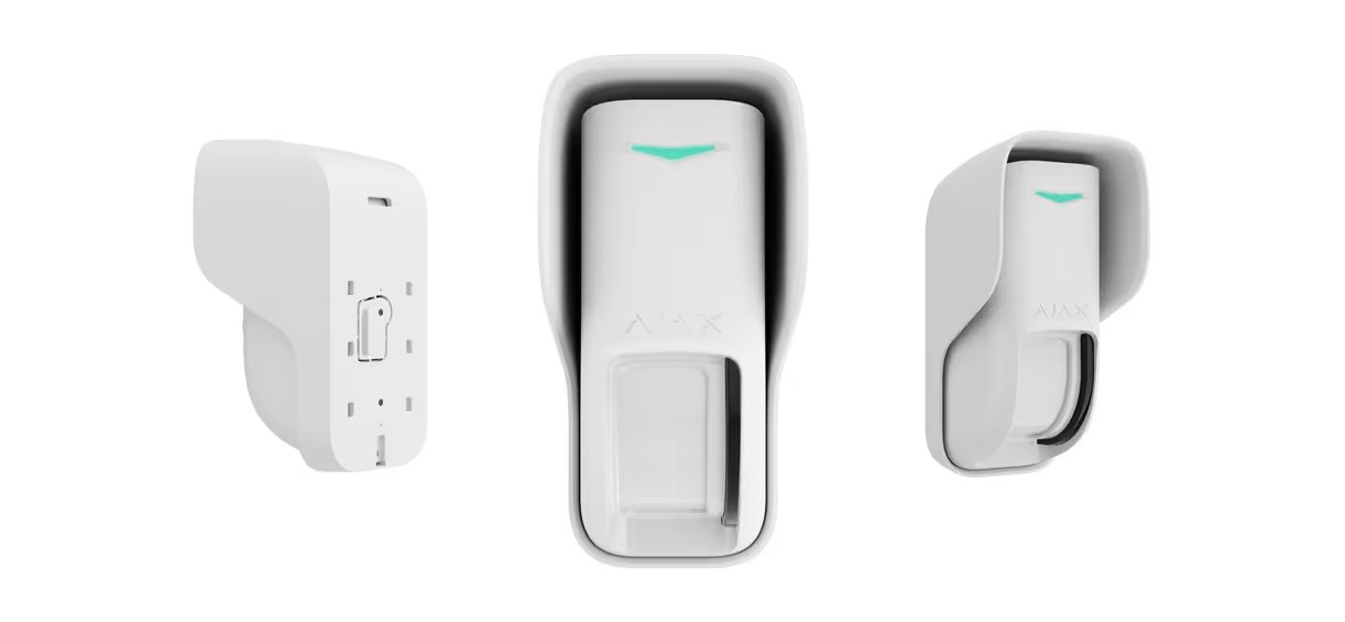 Ajax Wireless Dual-Technology Curtain Motion Detector - Clear Digital